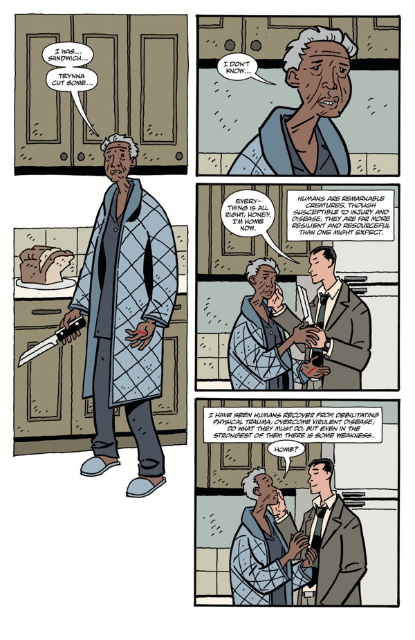 The visitor: How and Why He Stayed #4 :: Profile :: Dark Horse Comics