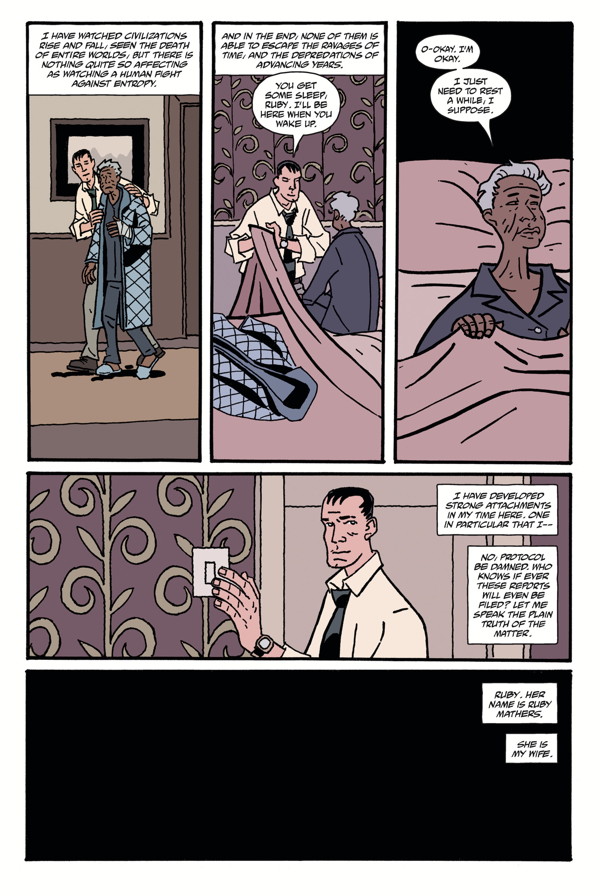 The visitor: How and Why He Stayed #4 :: Profile :: Dark Horse Comics