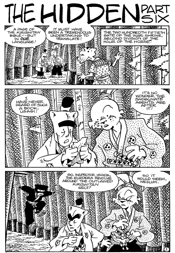 Usagi Yojimbo: The Hidden #6 :: Profile :: Dark Horse Comics