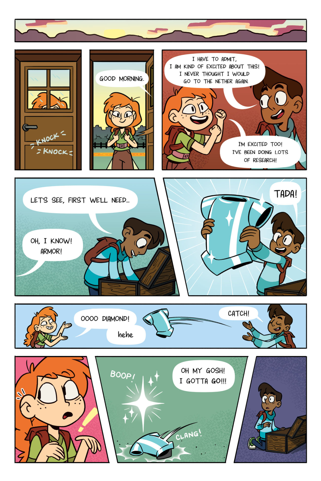 Minecraft: Open World--Into the Nether TPB :: Profile :: Dark Horse Comics