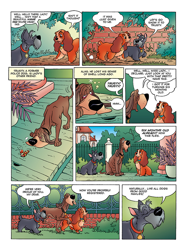 Disney Lady and the Tramp: The Story of the Movie in Comics HC ...