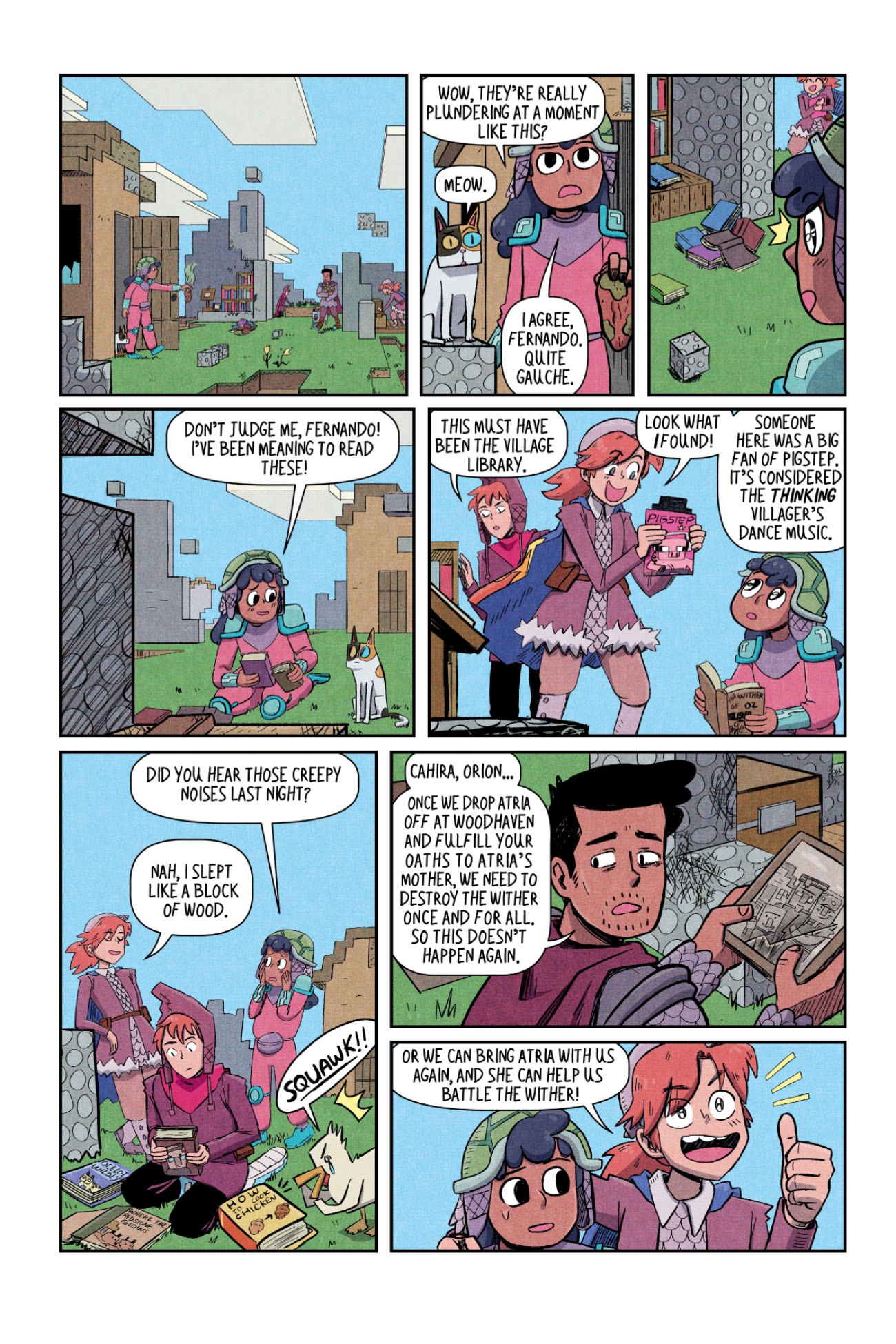 Minecraft: Wither Without You Volume 3 TPB :: Profile :: Dark Horse Comics