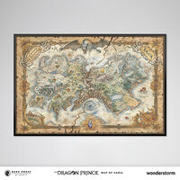 The Dragon Prince Map of Xadia Print (Dark Horse Direct) :: Profile ...