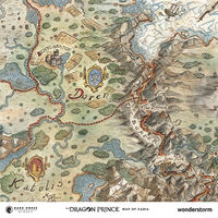 The Dragon Prince Map of Xadia Print (Dark Horse Direct) :: Profile ...