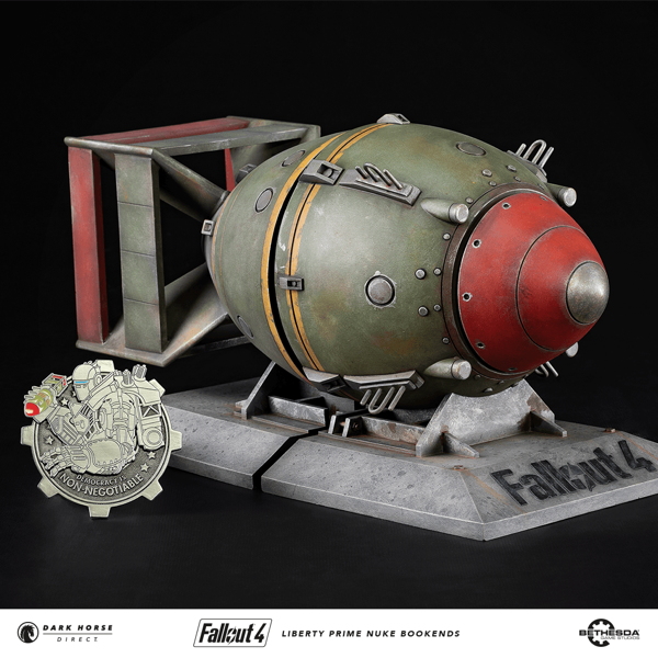 Fallout 4: Liberty Prime Nuke Bookends (Dark Horse Direct) :: Profile ...