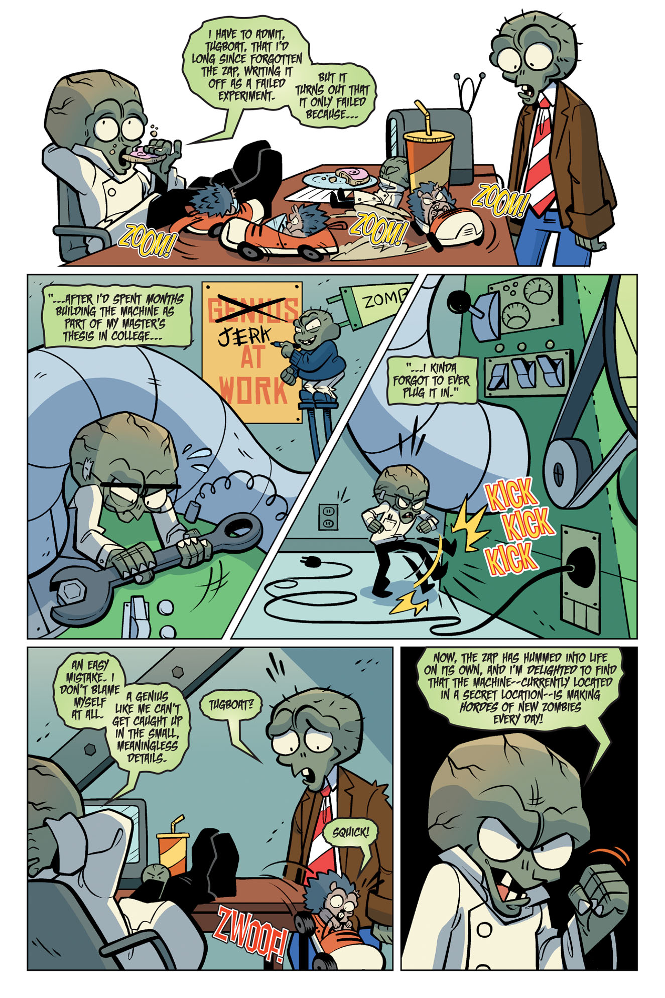 Plants vs. Zombies Volume 23: Zapped HC :: Profile :: Dark Horse Comics