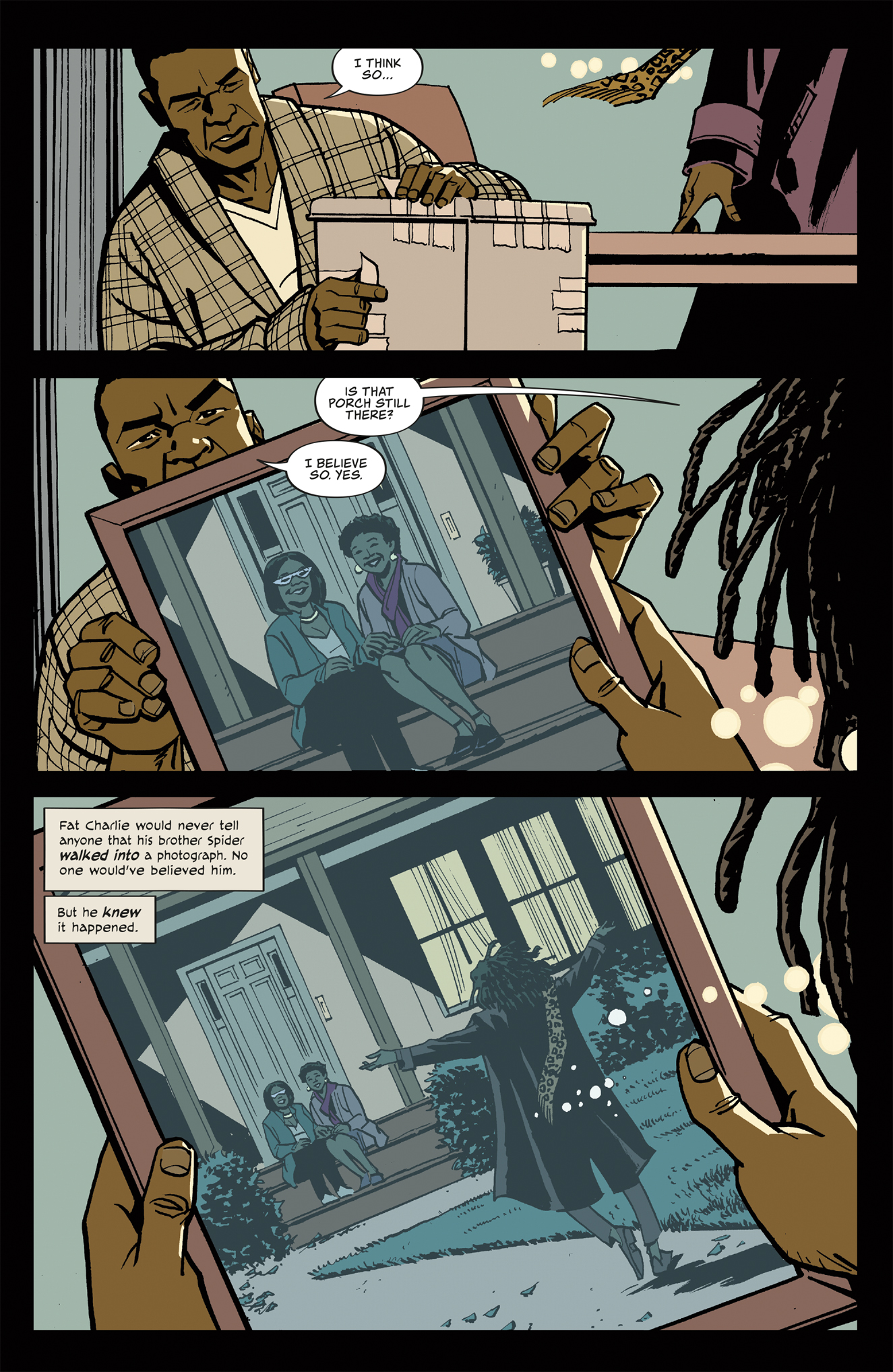 Anansi Boys I #4 (Shawn Martinbrough Variant Cover) :: Profile :: Dark ...