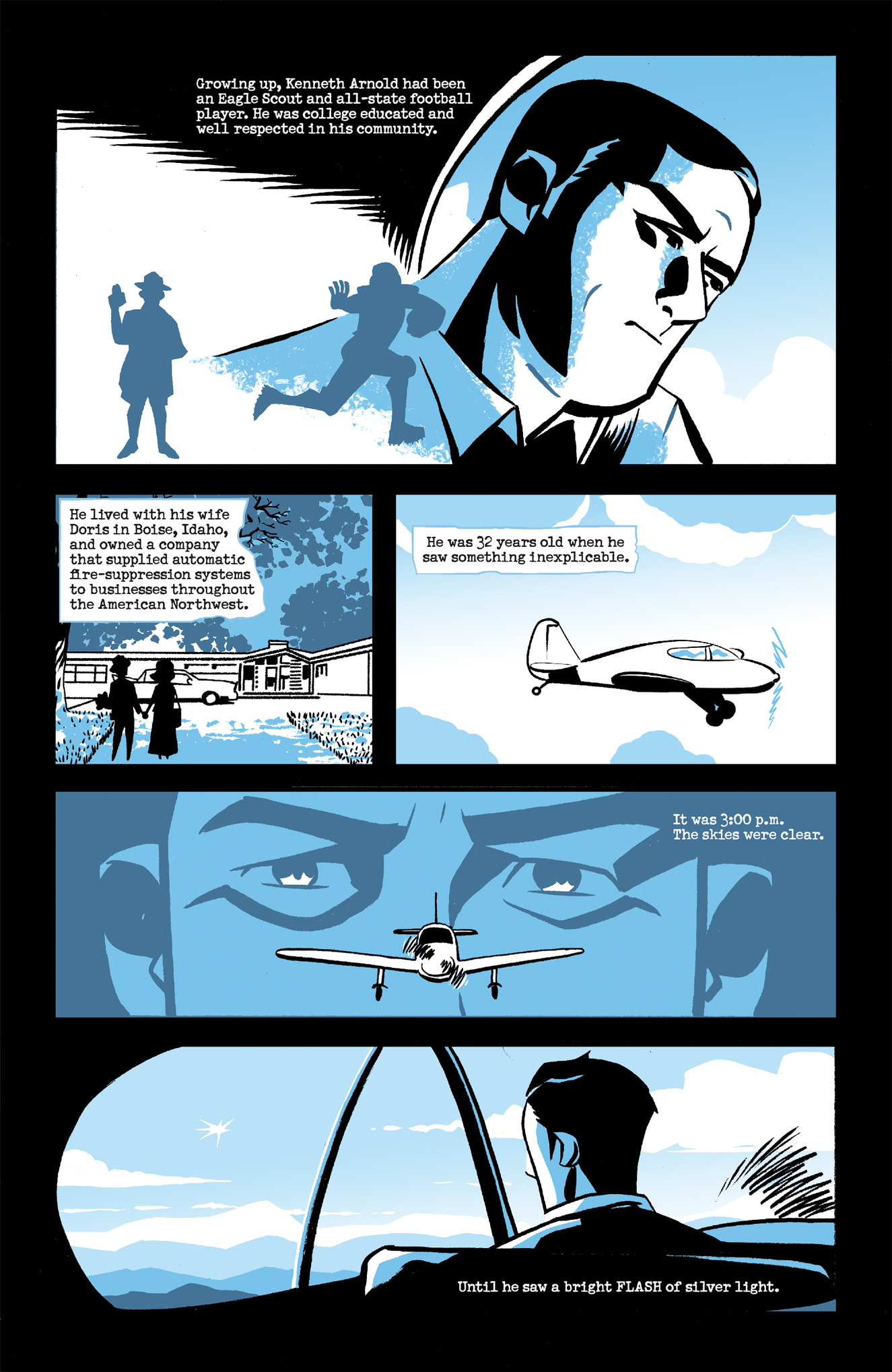 Blue Book: 1947 #1 (Cully Hamner Variant Cover) :: Profile :: Dark ...