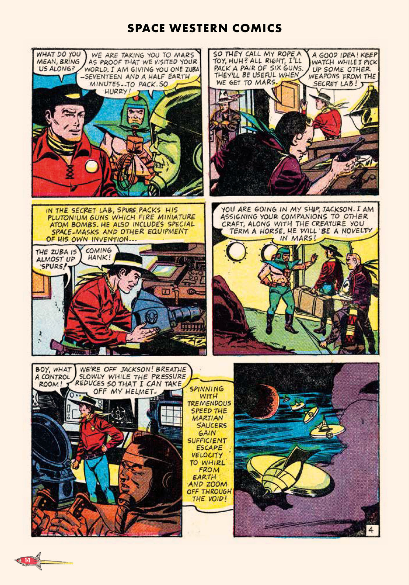 Space Western Comics: Cowboys vs. Aliens, Commies, Dinosaurs, & Nazis ...