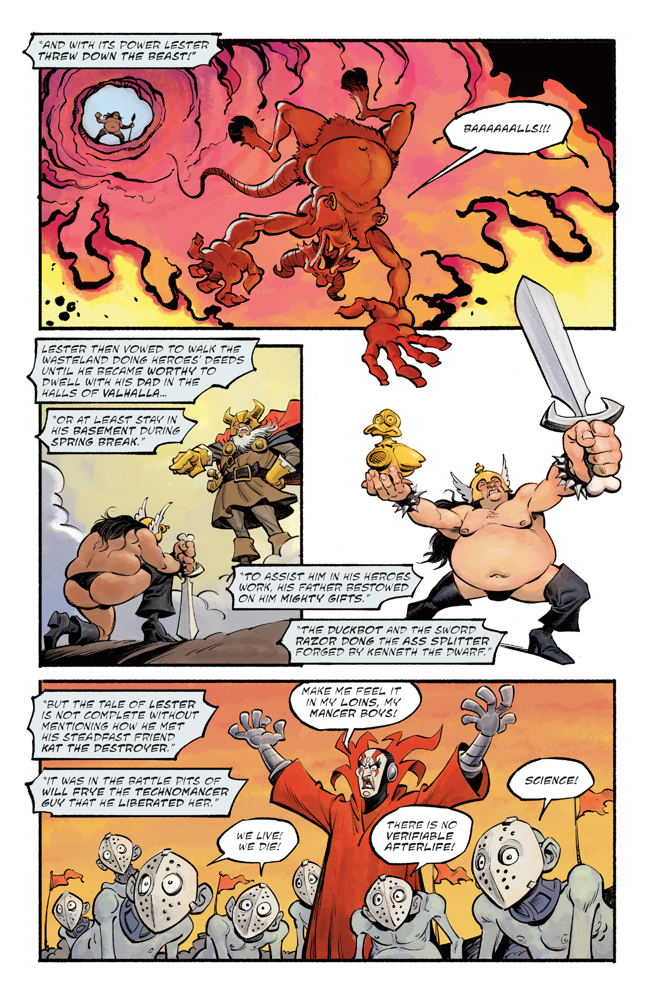 Lester of the Lesser Gods #1 :: Profile :: Dark Horse Comics