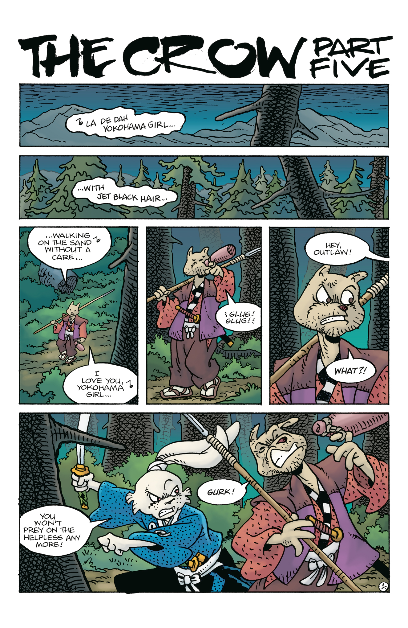 Usagi Yojimbo: The Crow #5 (Arita Mitsuhiro Variant Cover) :: Profile :: Dark Horse Comics