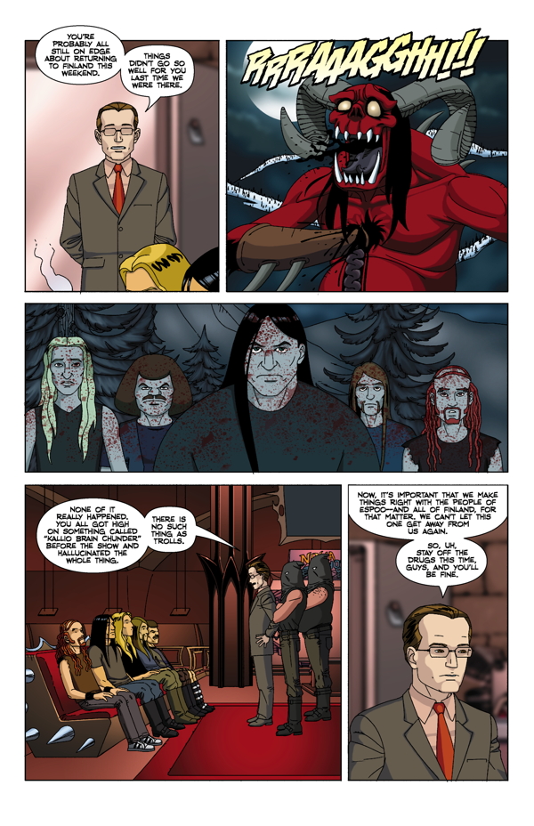 Metalocalypse/ Dethklok #2 (Jon Schnepp cover) :: Profile :: Dark Horse Comics