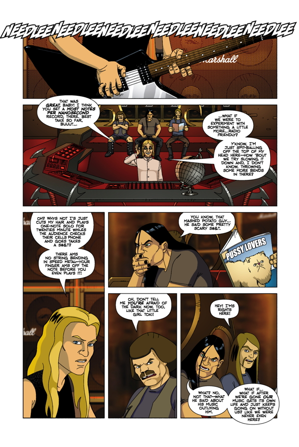 Metalocalypse/ Dethklok #3 (Eric Powell cover) :: Profile :: Dark Horse Comics