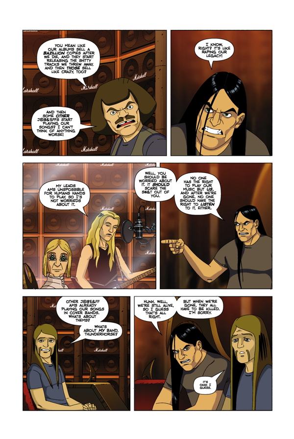 Metalocalypse/ Dethklok #3 (Eric Powell cover) :: Profile :: Dark Horse Comics