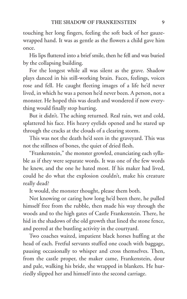 Frankenstein: The Shadow of Frankenstein (Novel) :: Profile :: Dark ...