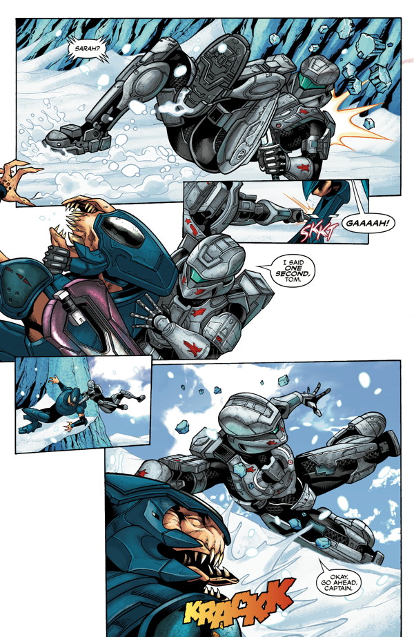 Halo: Escalation #1 (Kenneth Scott Variant cover) :: Profile :: Dark ...