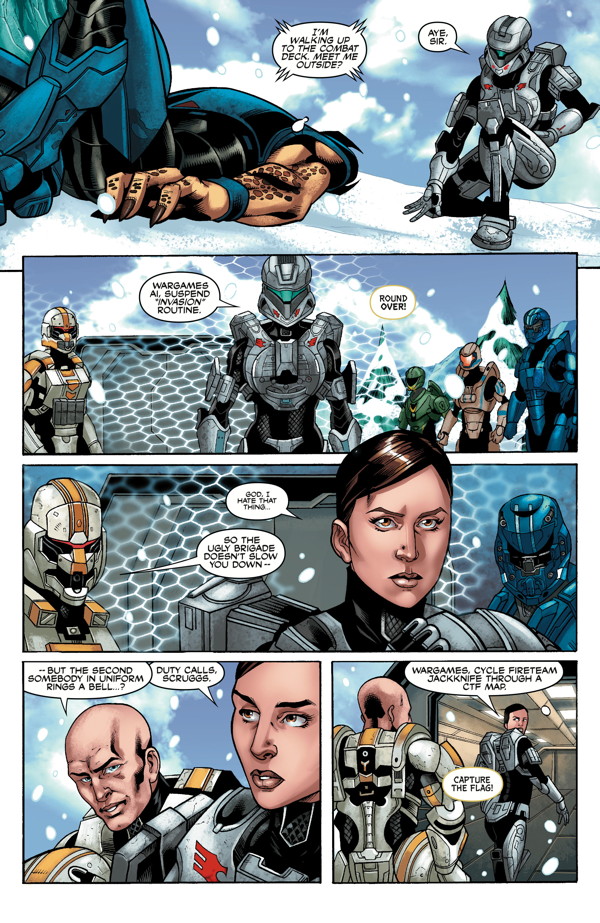 Halo: Escalation #1 (Kenneth Scott Variant cover) :: Profile :: Dark ...