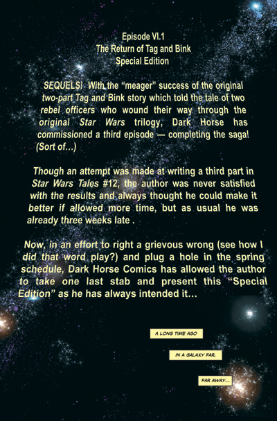 Star Wars: The Return of Tag & Bink - Special Edition #1 :: Profile ...