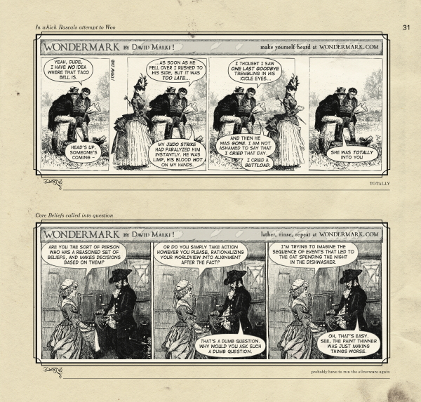 Wondermark Volume 2: Clever Tricks to Stave Off Death HC :: Profile ...