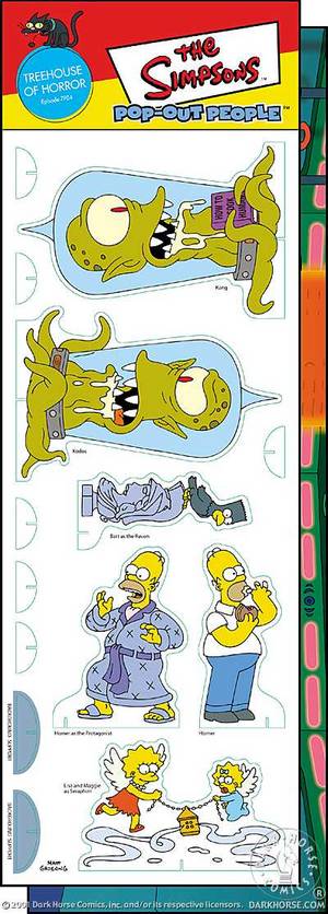 Pop-Out People: The Simpsons #4 :: Profile :: Dark Horse Comics