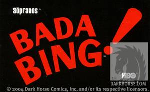 The Sopranos Sticker #4 (Bada Bing) :: Profile :: Dark Horse Comics