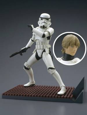 Kotobukiya Star Wars Stormtrooper Pre-Painted Soft Vinyl Model Kit ...