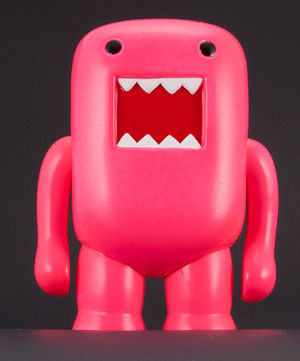 4” Domo Vinyl Figure: Black Light Red :: Profile :: Dark Horse Comics