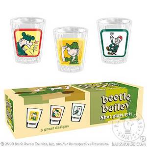 Beetle Bailey shot-glass set :: Profile :: Dark Horse Comics