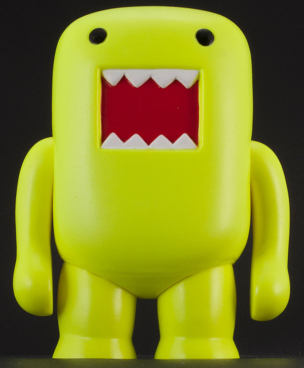 4” Domo Vinyl Figure: Black Light Yellow :: Profile :: Dark Horse Comics