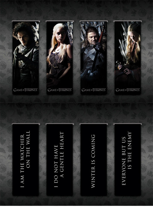 Game of Thrones Magnetic Bookmark Set :: Profile :: Dark Horse Comics