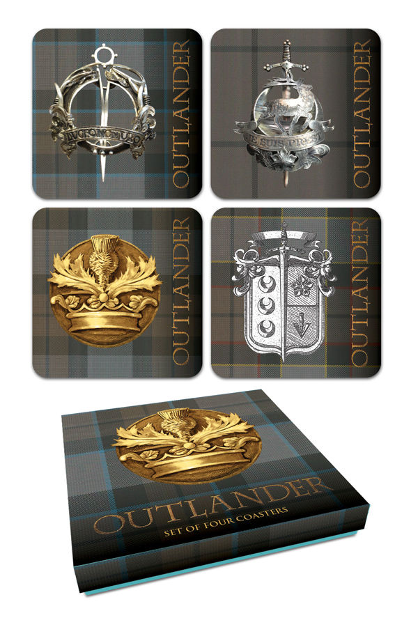 Outlander Coaster Set: Tartan :: Profile :: Dark Horse Comics