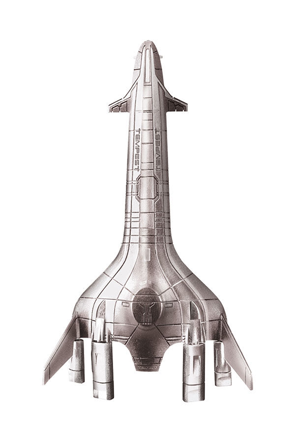 Mass Effect Andromeda Tempest Silver Finish Limited Edition Ship