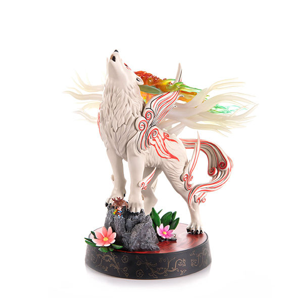 Okami: Shiranui 9" PVC Painted Statue (Celestial Howl Pose) :: Profile ...