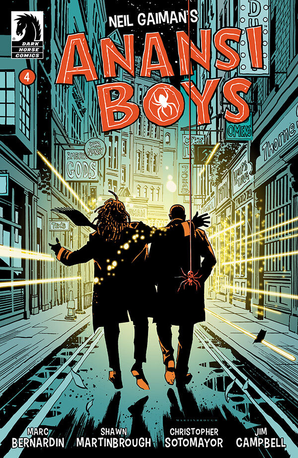 Anansi Boys I #4 (Shawn Martinbrough Variant Cover) :: Profile :: Dark ...