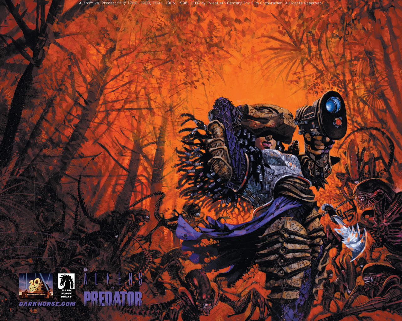 Aliens vs Predator :: Desktops :: Dark Horse Comics