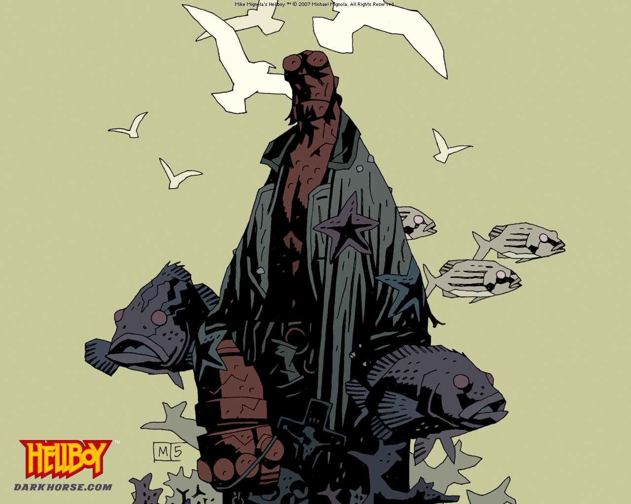HellBoy :: Desktops :: Dark Horse Comics