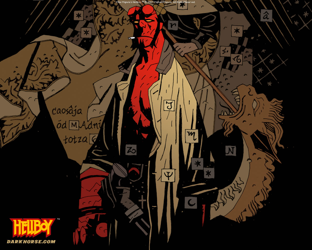 HellBoy :: Desktops :: Dark Horse Comics